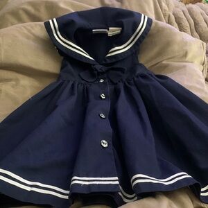 Good Lad | Dresses | Good Lad Navy Blue Sailor Dress With White Trim ...